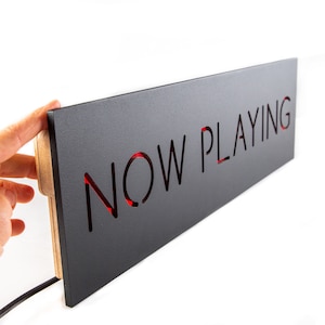 Now Playing Wall LED Sign - Etsy