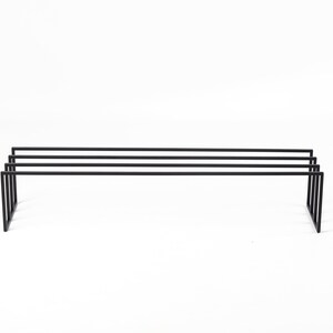 Skinny Black Metal Shoe Rack | Premium Quality Hand Welded Shoe Storage ...