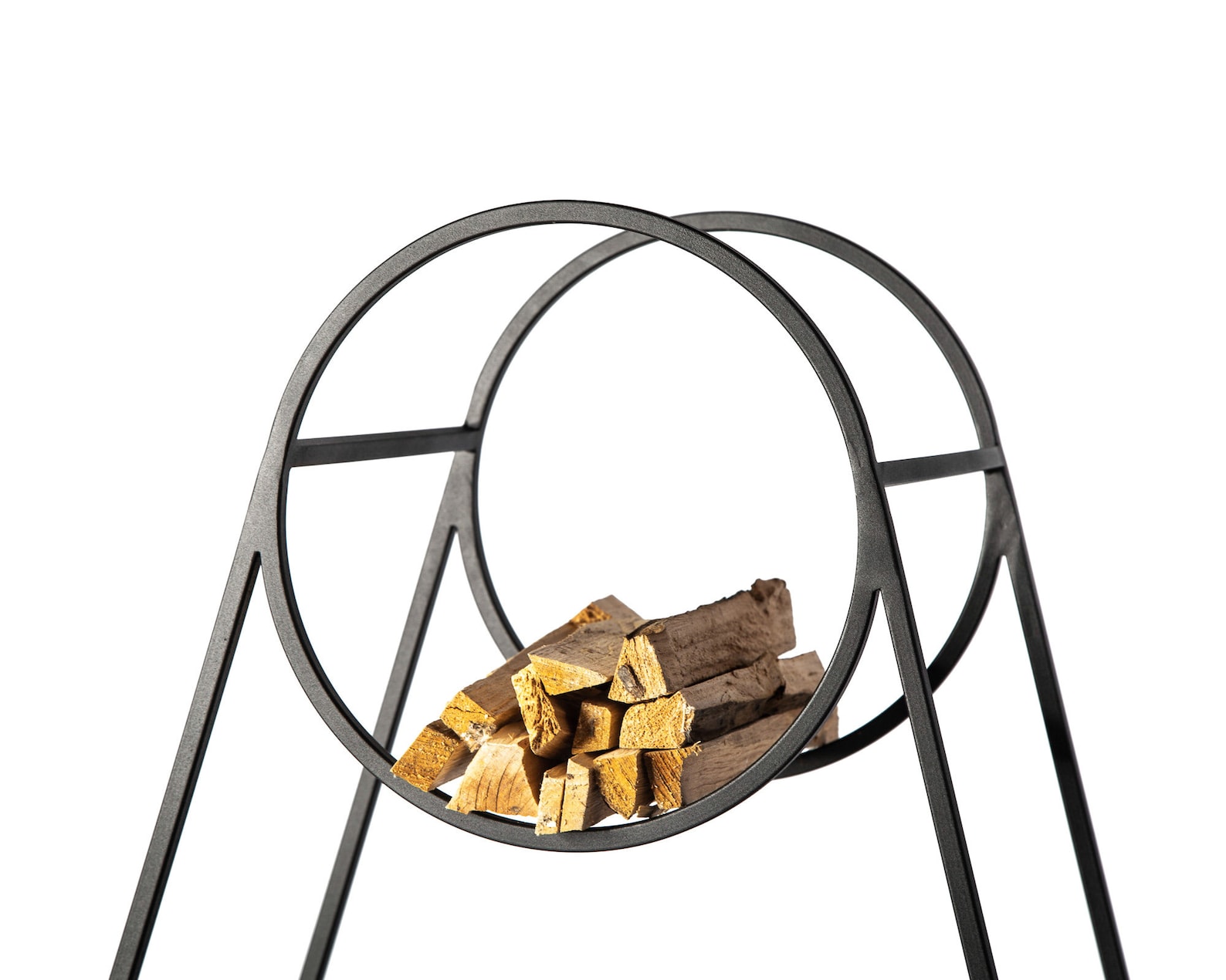 Log Holder // Firewood Storage for Indoors or Outdoors With a | Etsy