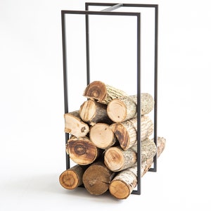 Log Holder Small With a Handle // Firewood Carrier // Storage | Etsy