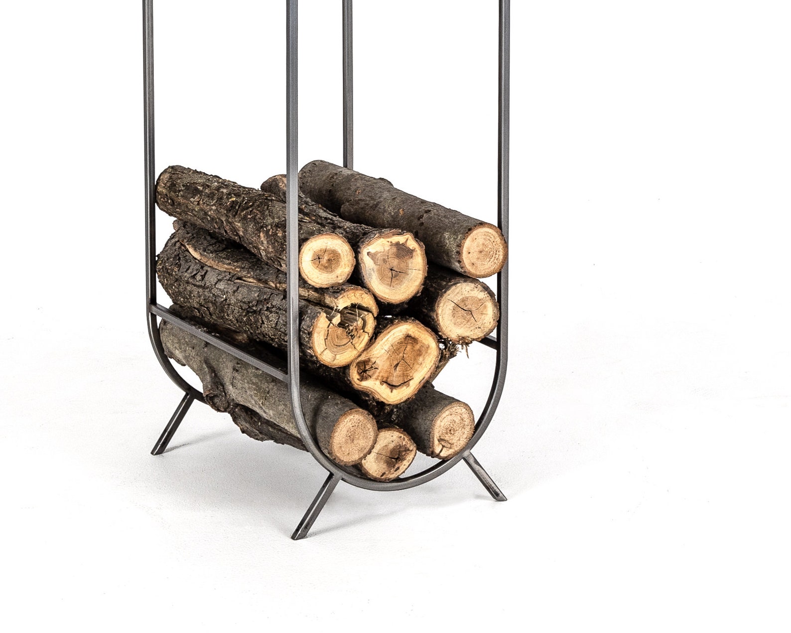 Log Holder // Firewood Storage for Indoors or Outdoors With a - Etsy