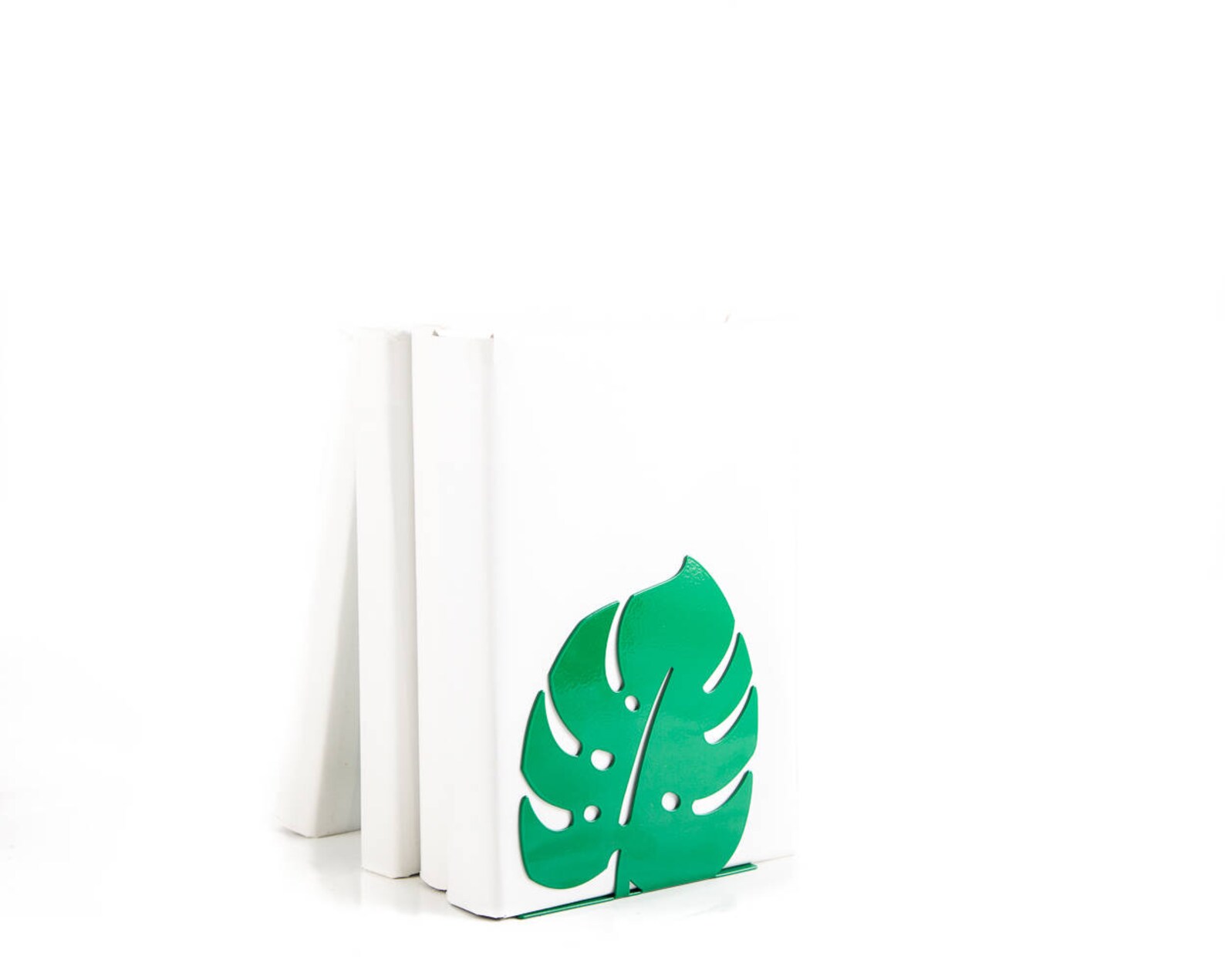 A Metal Bookend Monstera // Botanica Series of Modern Shelf - Etsy