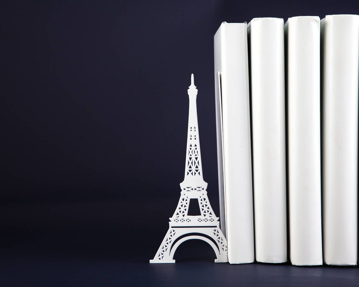 Unique Metal Bookends Oh Paris Shelf Decor // Functional | Etsy
