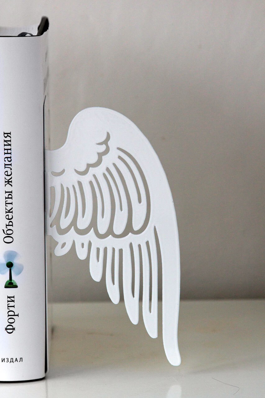 Metal Bookends Angel Wings Laser Cut for Precision - Etsy