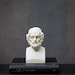 Homer Bust Sculpture | Single Plaster Bookend - Etsy
