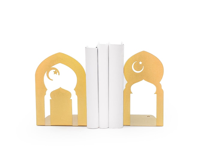 Islamic Metal Bookend Islamic Art Islamic Home Decor Table Decor ...