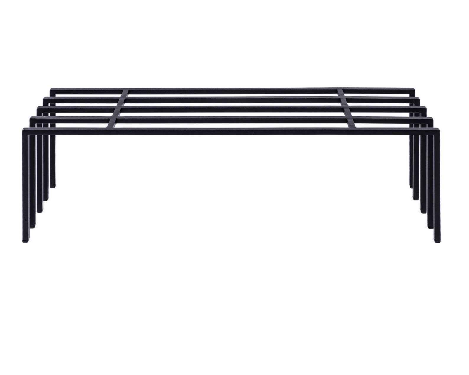 Minimalist Black Metal Shoe Rack Hand Welded Shoe Storage for - Etsy