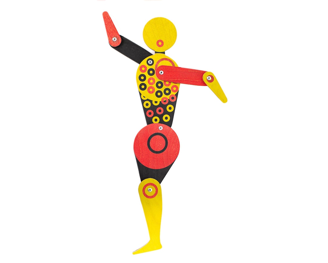 Jumping Jack Puppet | Bauhaus Doll She Circle | Wooden Marionette ...