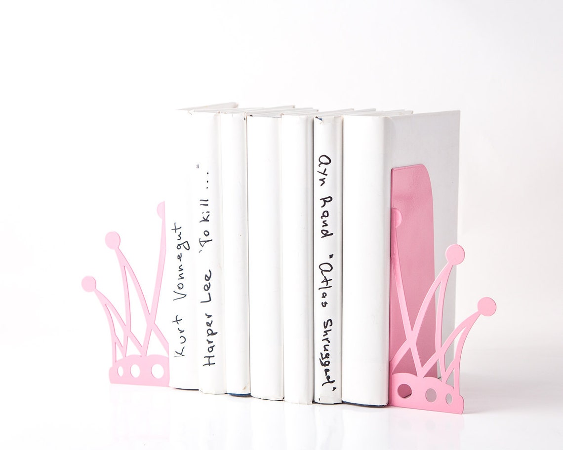 Metal Bookends for Girls // Reading Princess // Gift for Daughter - Etsy