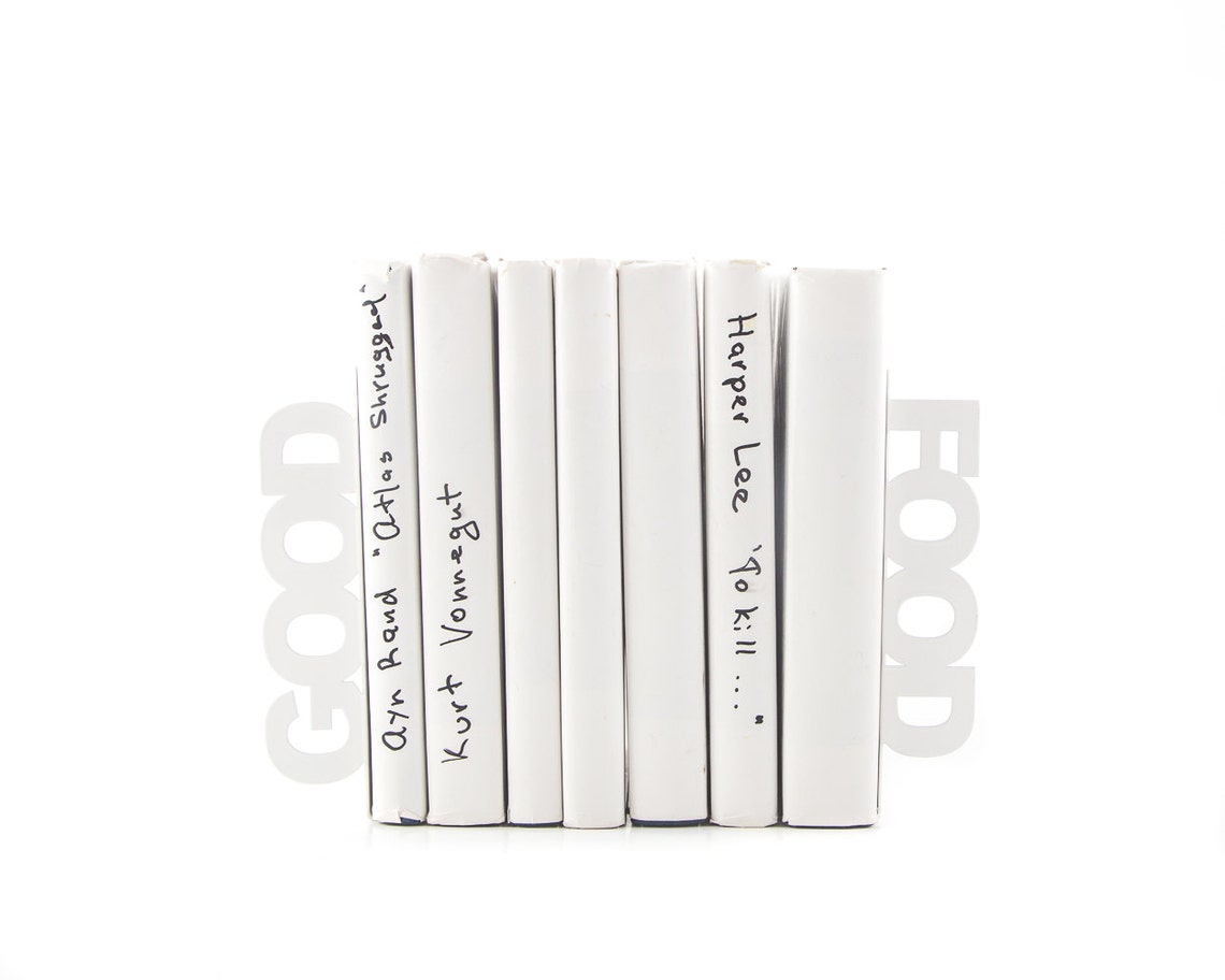 Metal Kitchen Bookends Good Food | Etsy