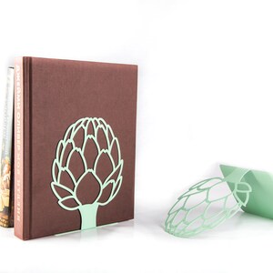A Pair of Metal Kitchen Bookends // Artichoke // Cookbook Holders ...