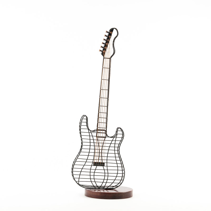 Wire Sculpture Guitar - Etsy