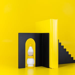 Heavy Metal Bookends Basic Shapes - Etsy