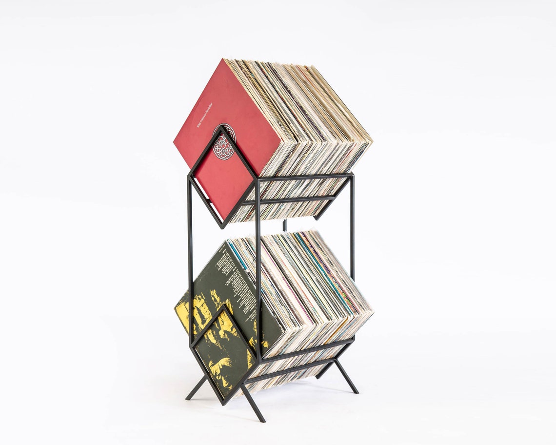 LP Storage // Records Stand // Double Deck for Vinyls // - Etsy Canada