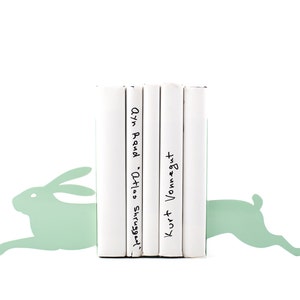 Nursery Bookends - Hare on the Run Mint // Functional Modern Home ...