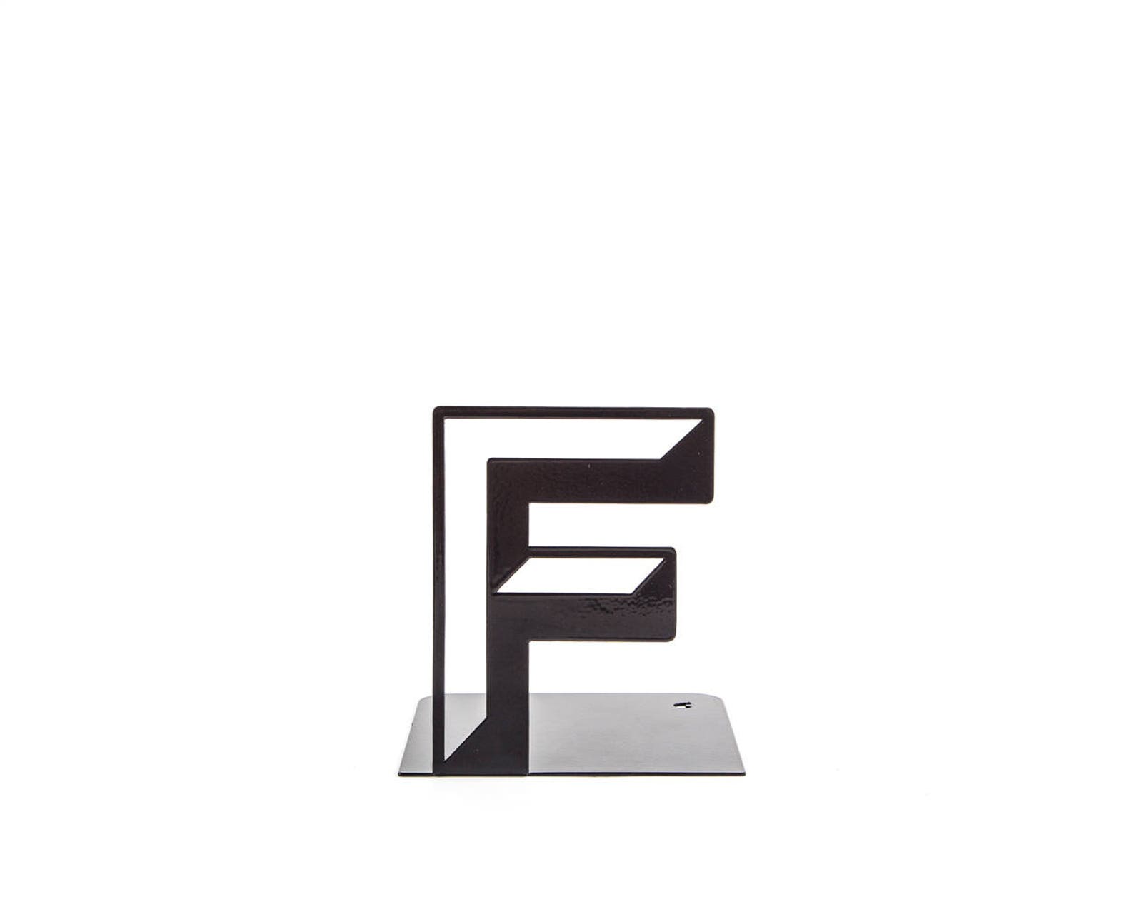 One Metal Bookend F letters Are Beautiful Alphabet Series - Etsy