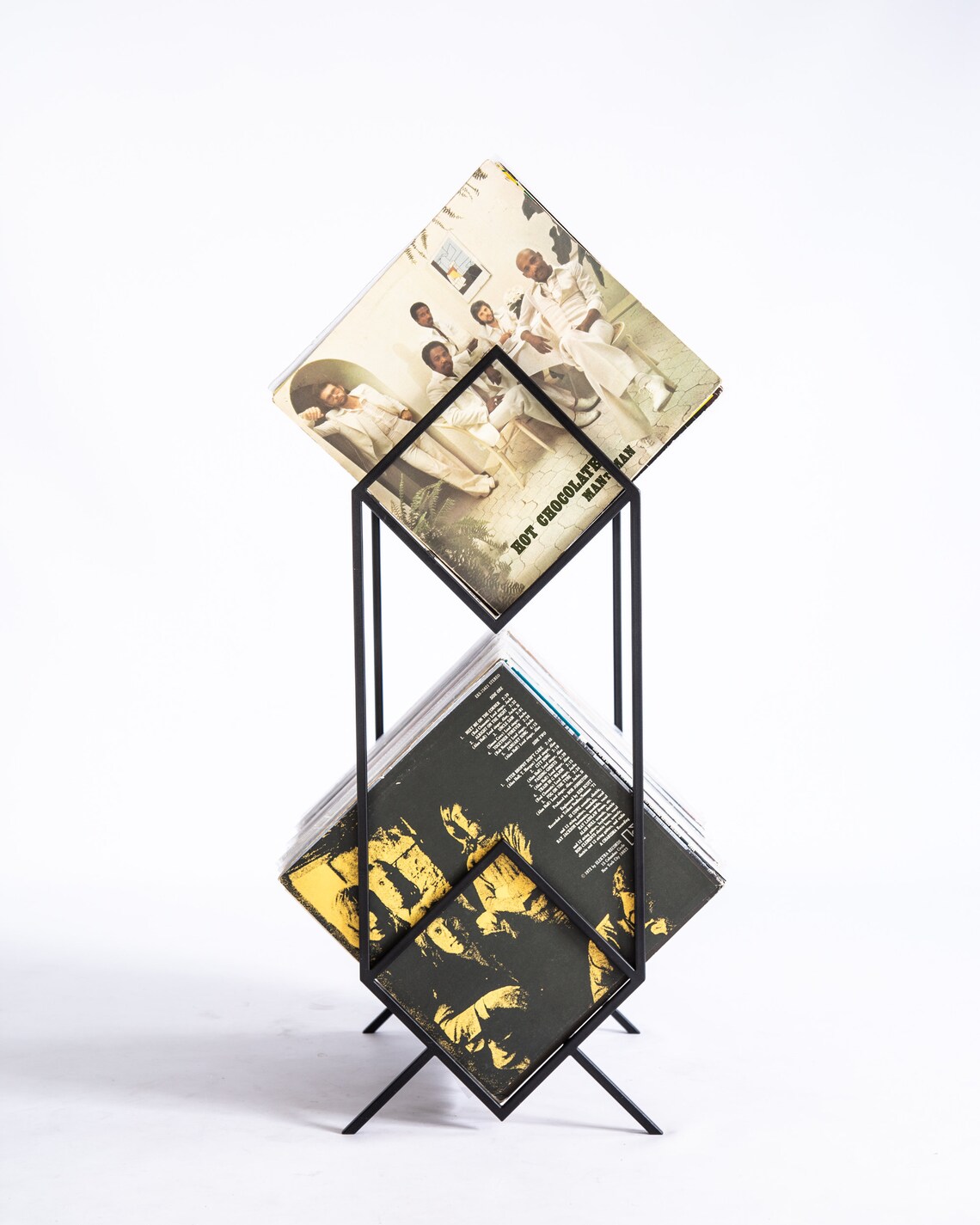 LP Storage // Records Stand // Double Deck for Vinyls // - Etsy Canada