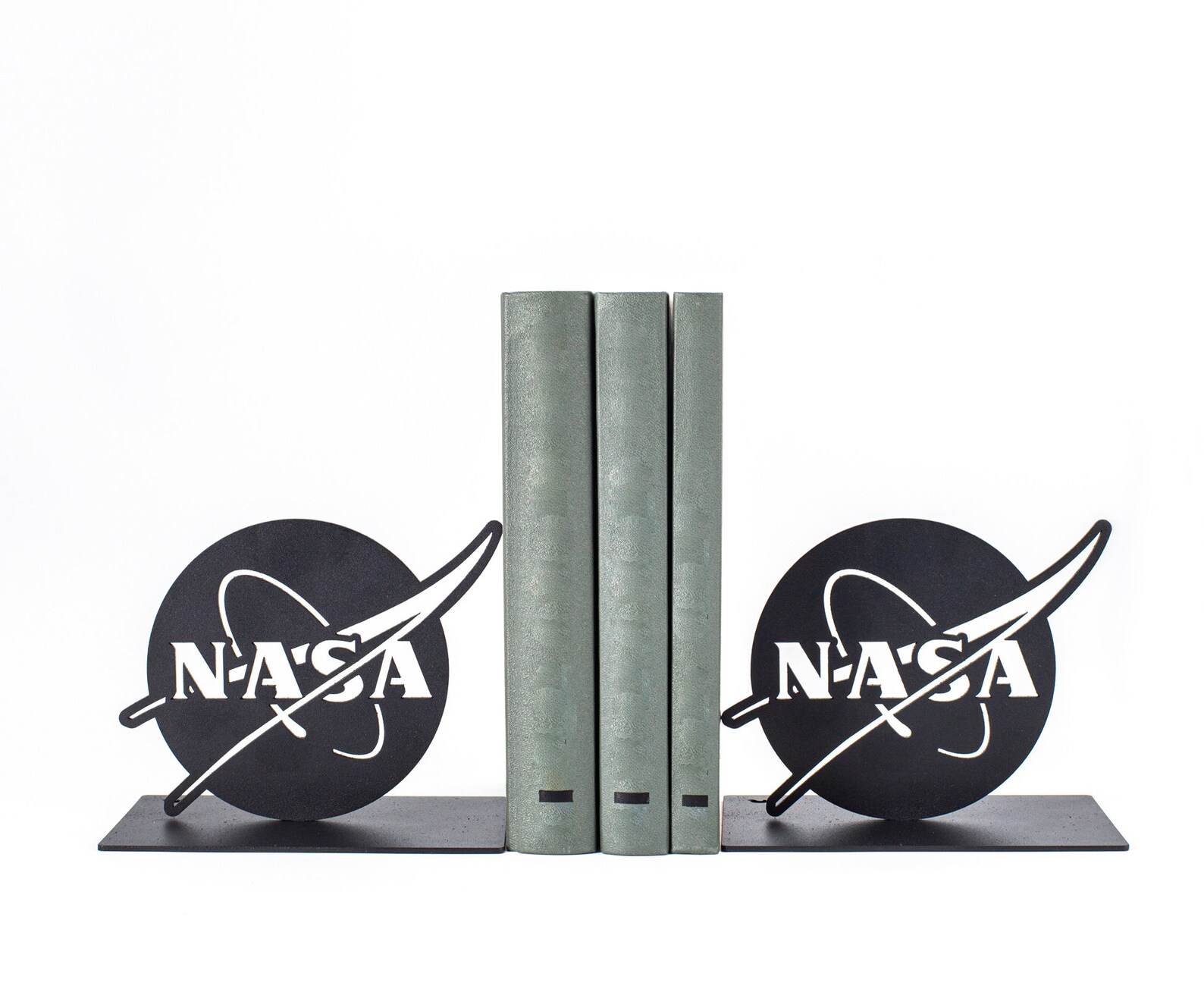 Metal Bookend NASA // Space Theme Decor // Free Shipping - Etsy