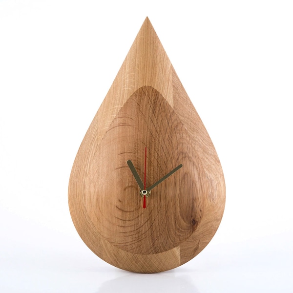 Natural Wood Clock - Etsy