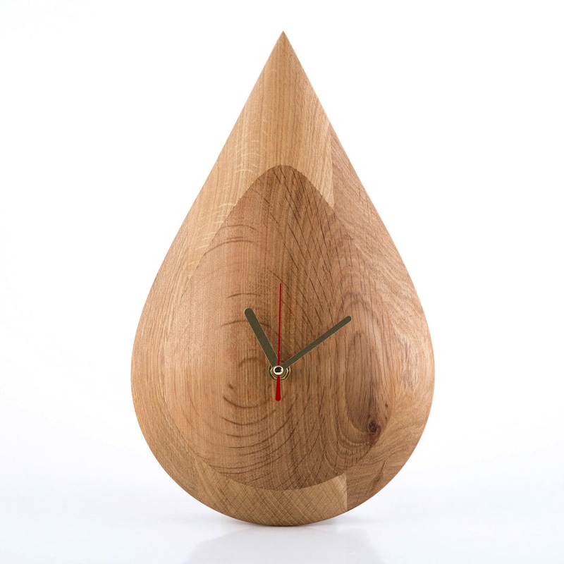 Natural Wood Clock - Etsy