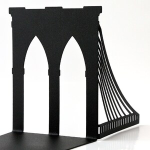 Metal Bookends // Brooklyn Bridge // Housewarming Present for Book ...