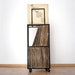 Vinyl Record Storage // Triple Deck LP Album Mobile Cart // Holds ...
