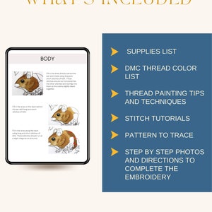 Mouse Thread Painting Pattern Cottagecore Embroidery Design - Etsy