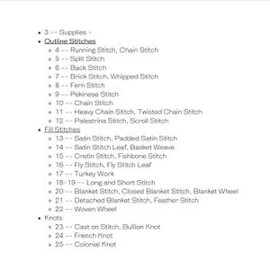 30+ Hand Embroidery Stitches Guide Printable PDF - Etsy