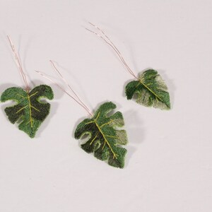 Monstera Plant 3D Stumpwork Pattern, Botanical Thread Painting ...