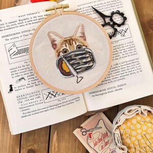 Orange Tabby Cat Embroidery Pattern PDF – Realistic Needle Painting ...