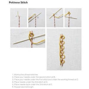 30+ Hand Embroidery Stitches Guide Printable PDF - Etsy