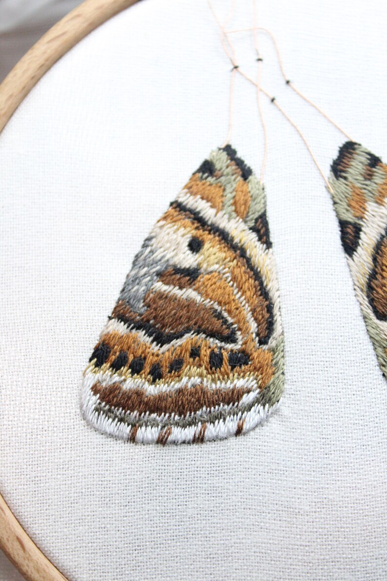 3D Insect Thread Painting Embroidery Pattern Stumpwork - Etsy