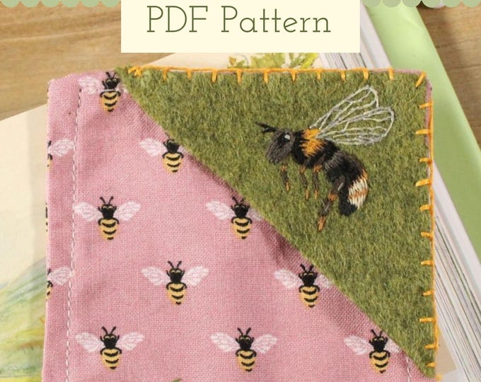 Sweet Bee & Floral Wreath: Hand Embroidery Pattern. Digital Download ...