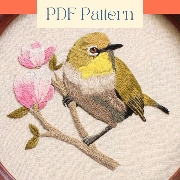 Bird Embroidery - Etsy