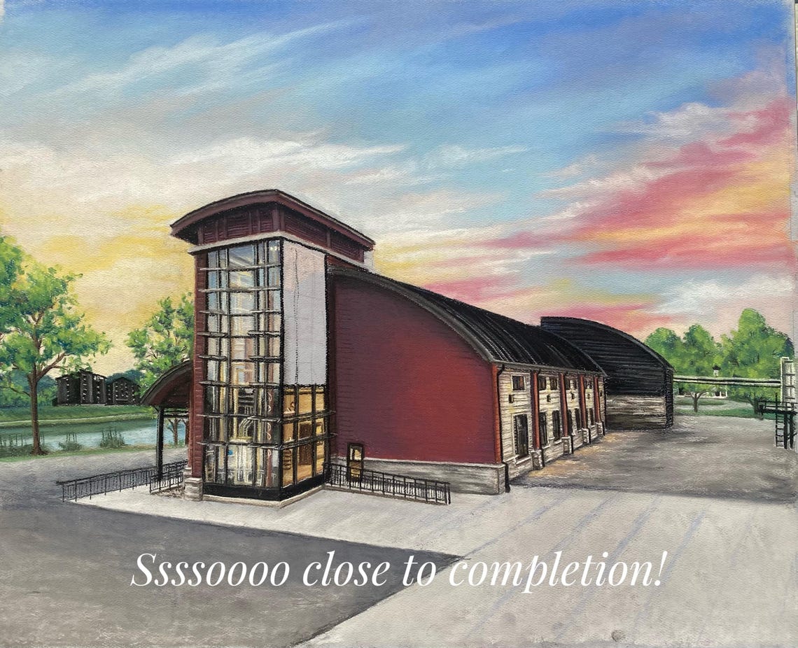 Log Still Bourbon Distillery Chalk Pastel Print - Etsy