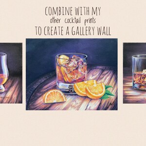 On the Rocks Bourbon Cocktail Fine Art Print - Etsy
