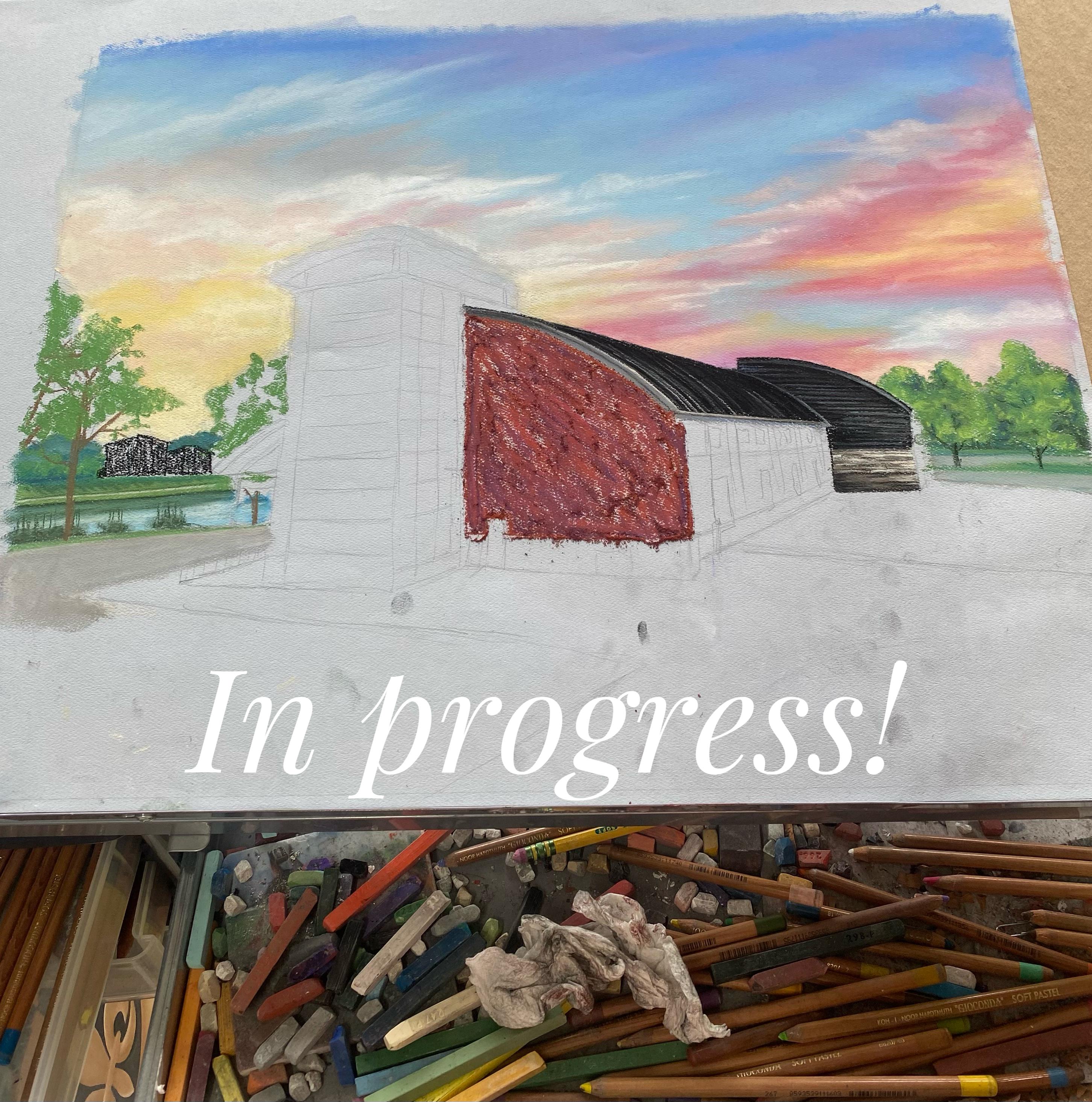 Log Still Bourbon Distillery Chalk Pastel Print - Etsy