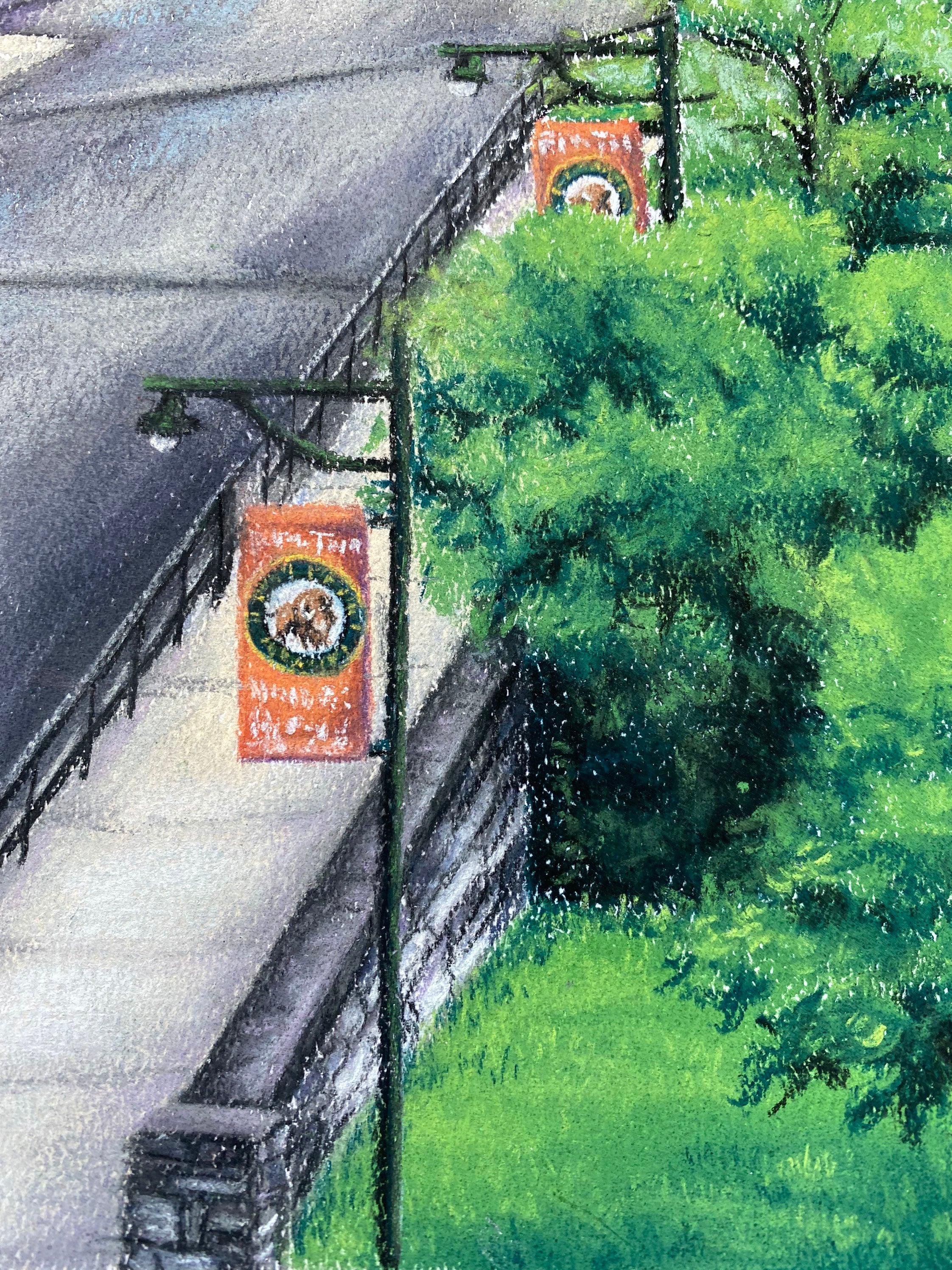 Buffalo Trace Distillery Chalk Pastel Fine Art Print Pappy | Etsy