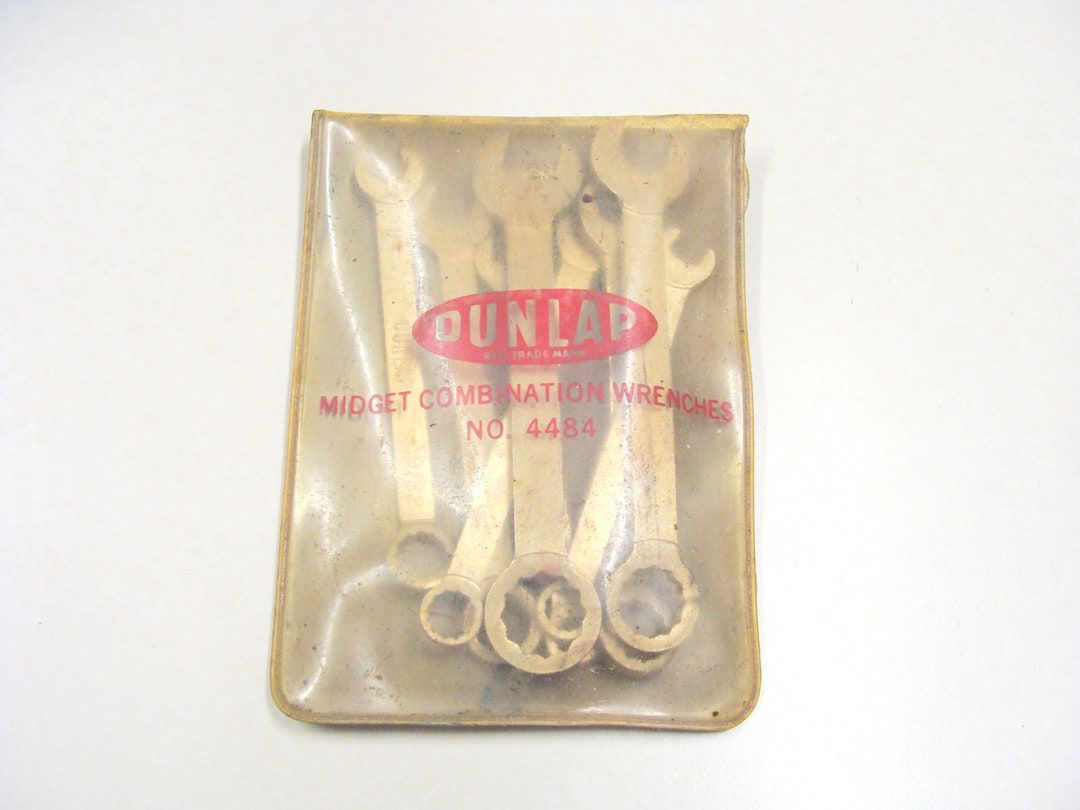 1960's Complete Set of 8 Dunlap Midget Combination Wrenches in Original ...