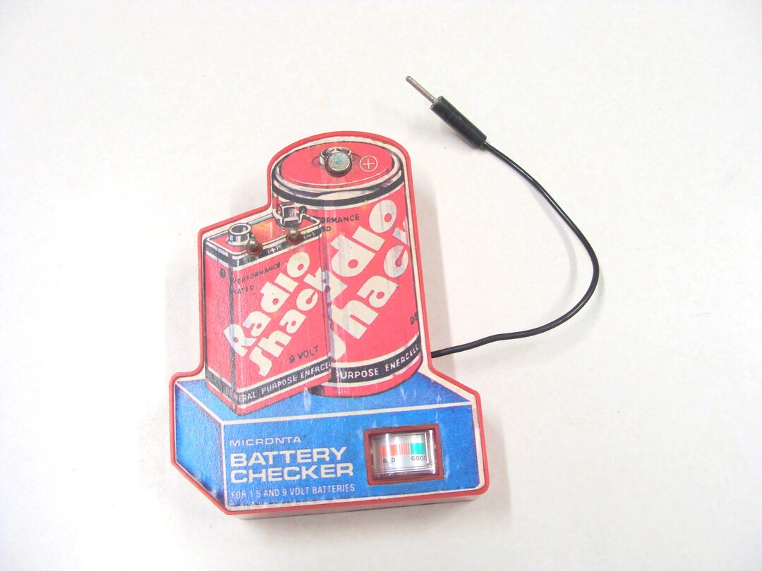 Vintage Figural Radio Shack Battery Tester, Working! Looks Like ...