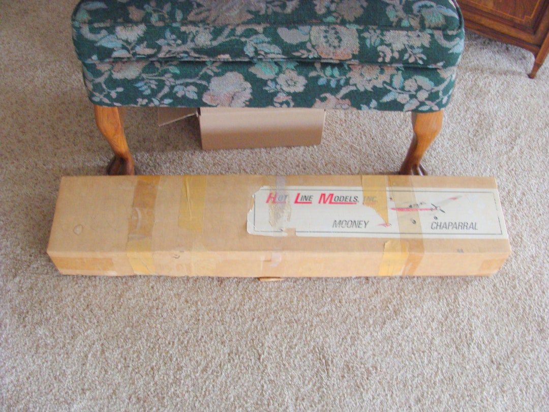 Big Vintage Model Plane Kit Hot Line Models Mooney Chaparral - Etsy