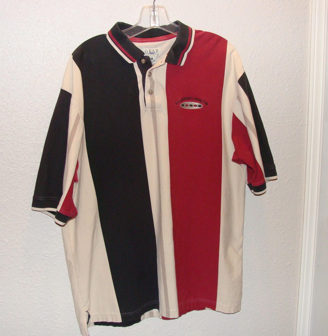 Vintage Lockheed Martin Men's XL Polo Type Shirt by Gear for Sports ...