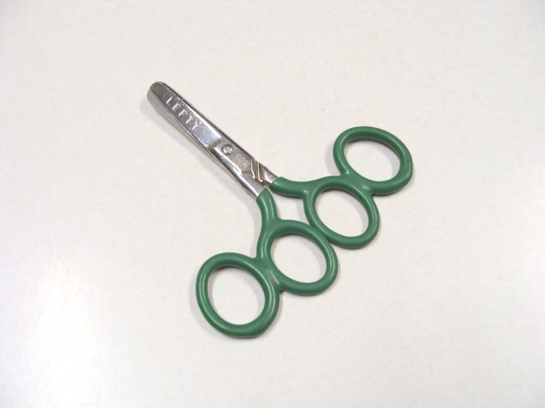 Vintage Odd Looking Lefty Safety Scissors - Etsy