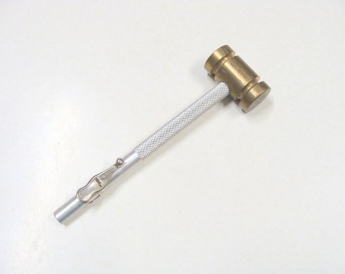Vintage Solid Brass Miniature Hammer W/ Pocket Clip, Hussler ...