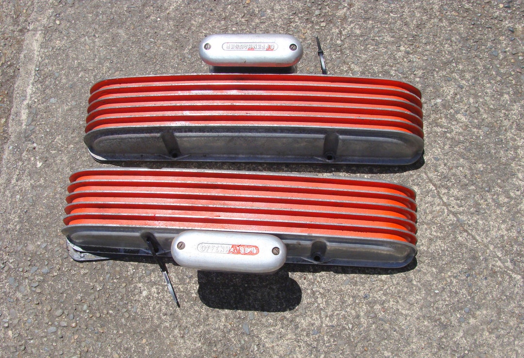 Offenhauser Aluminum Valve Covers W/ Breathers, 40-2000 SBC - Etsy