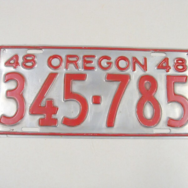 Vintage License Plates - Etsy
