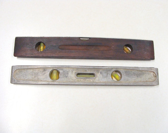 Pair of Old Torpedo Levels, 1930's Craftsman and a E. A. Stevens Made ...