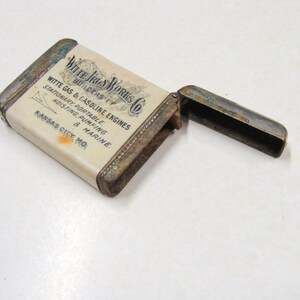 Celluloid Witte Iron Works Co. Match Safe Advertising the Witte ...