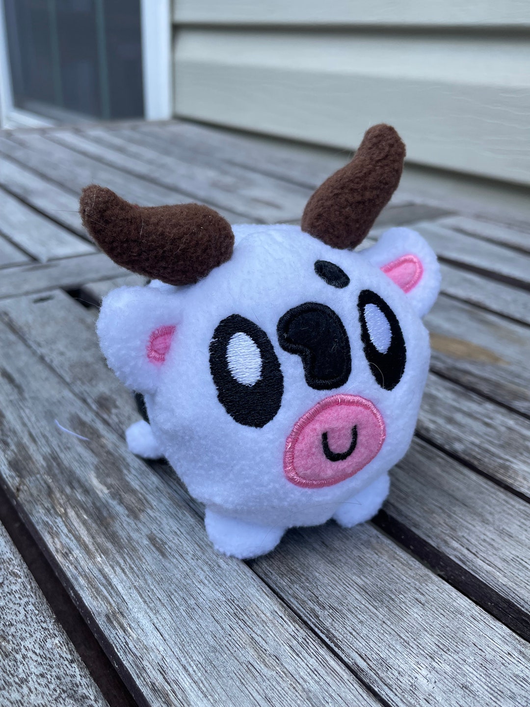 Cow Pebble Pet Plush - Etsy
