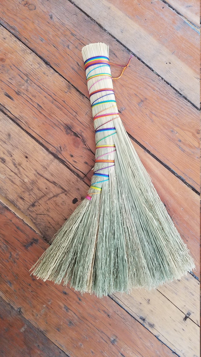Rainbow Turkey Wing Broom - Etsy